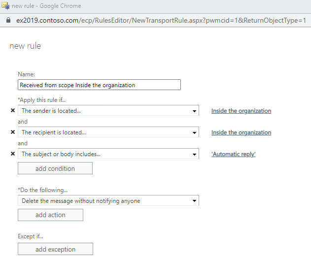 outlook automatic replies issue. - Microsoft Q&A