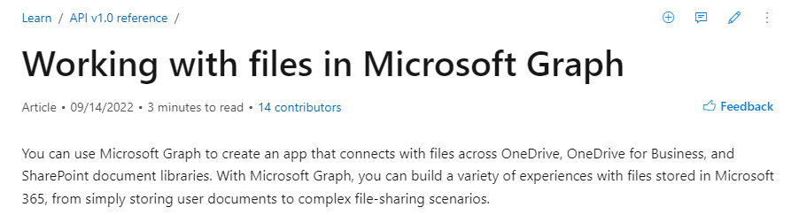 Getting Onedrive/Sharepoint Business folders using API in NodeJS - Microsoft Q&A