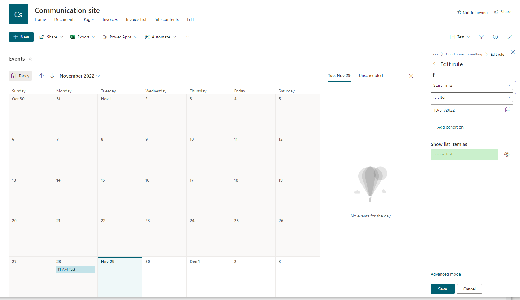 SharePoint Calendar JSON Conditional Formatting Not Working - Microsoft Q&A SharePoint Calendar JSON Conditional Formatting Not Working - Microsoft Q&A
