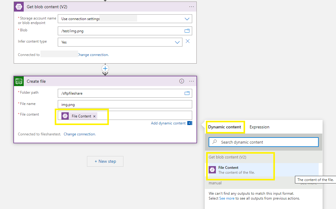 While Copying File From Blobstorage And Writing In To Azure File Share Using Create File In