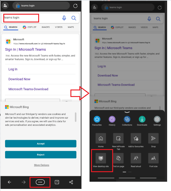 Microsoft Teams not open in Android Browsers - Microsoft Q&A