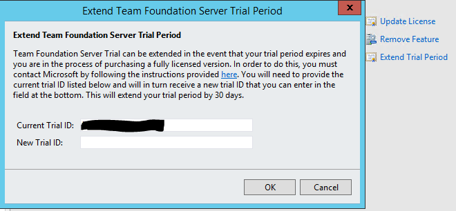 Issue Regarding Trial License Extension for Team Foundation Server ...