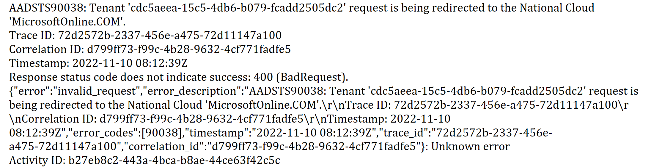 How US Gov Cloud env access COSMOS cluster - Microsoft Q&A