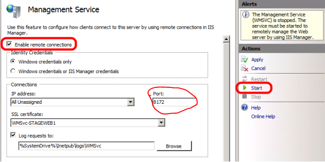 How Do I Ensure That Port 8172 Is Opened On The Server So I Can Deploy To It Microsoft Qanda 1263