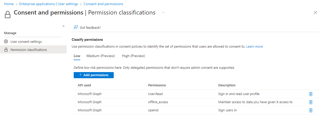 Why does an app request approval, although the permissions are defined ...