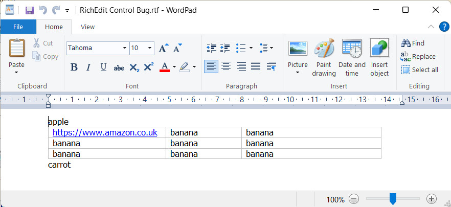 Found Bug In Ms Rich Edit Control Rtf Streaming Out How Do I Report