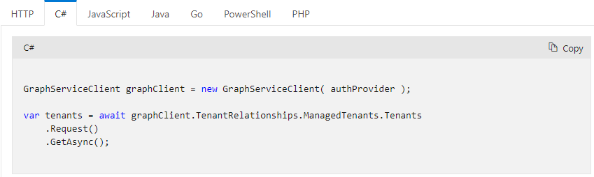 Get Tenants List Doesn T Work On Microsoft Graph Beta Microsoft Qanda
