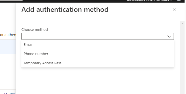 Authentication Method for FIDO2 key are missing - Microsoft Q&A