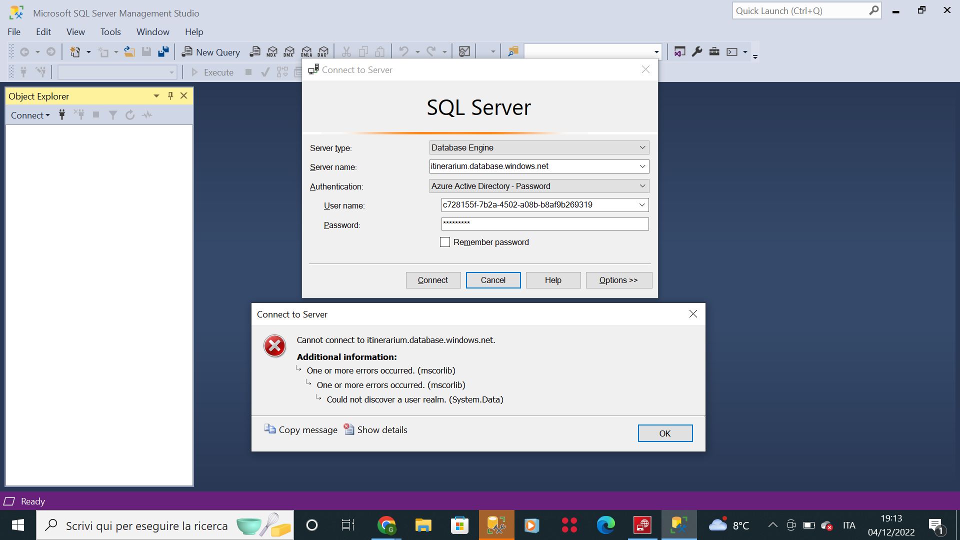 Sql Azure Connection Microsoft Qanda 6050