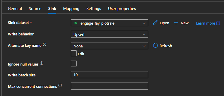 Data Factory Copy Data Activity Can T Find Record To Update Microsoft Qanda