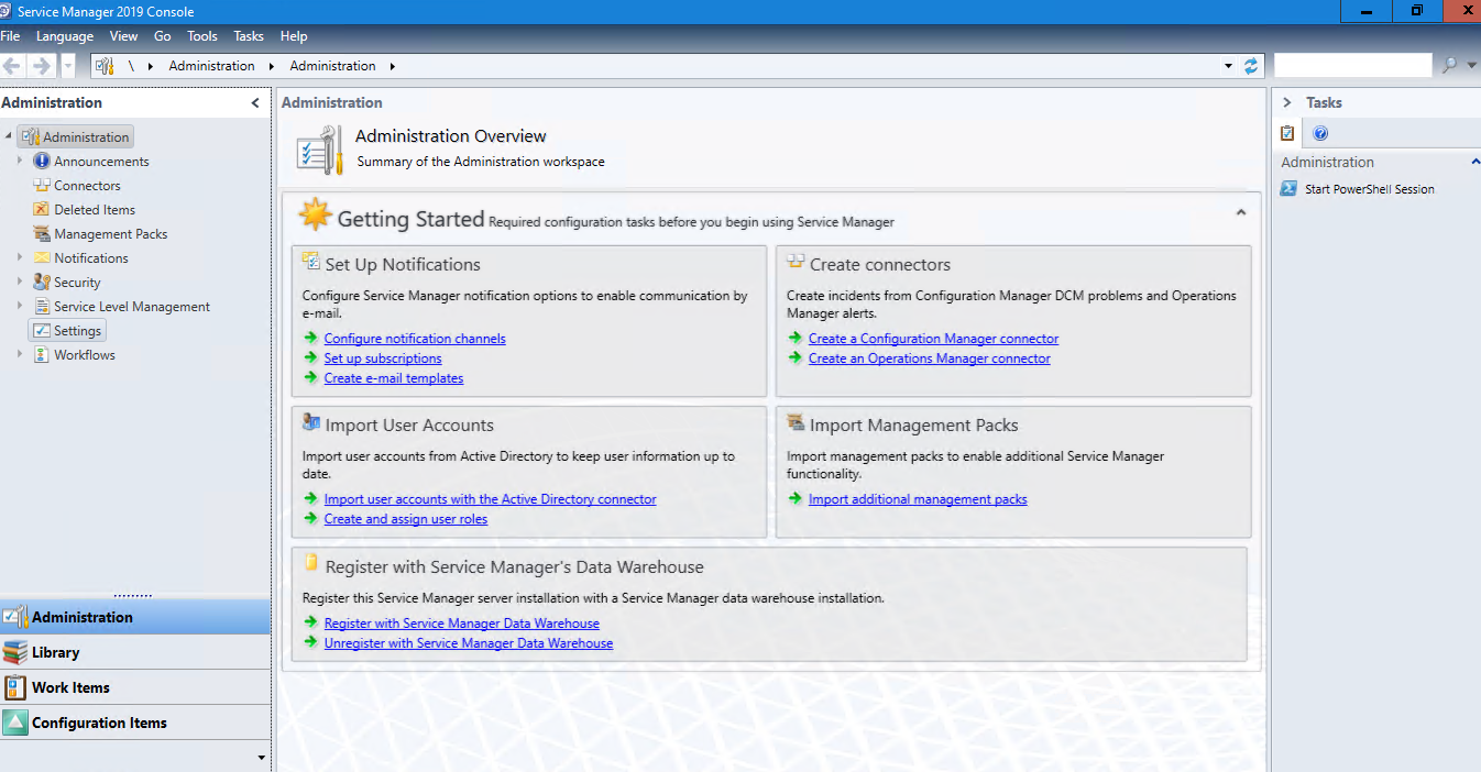 SCSM - Service Manager data warehouse/reporting not showing in console ...