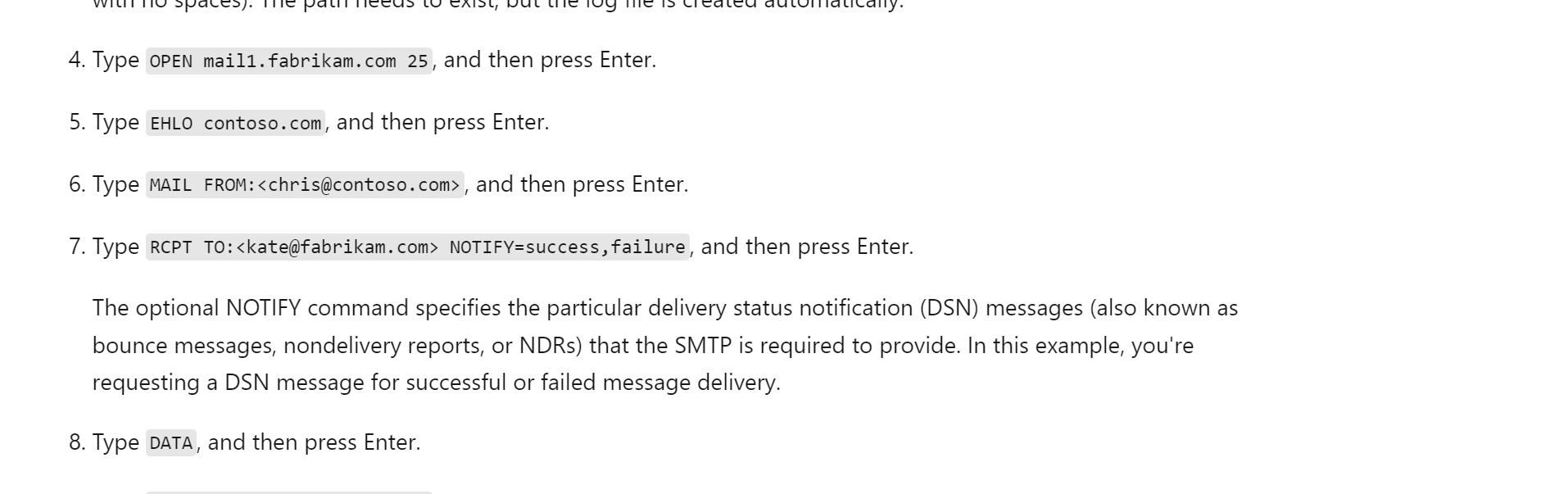 SMTP issue: Expected response 354 but got an emptry response ... SMTP issue: Expected response 354 but got an emptry response ...
