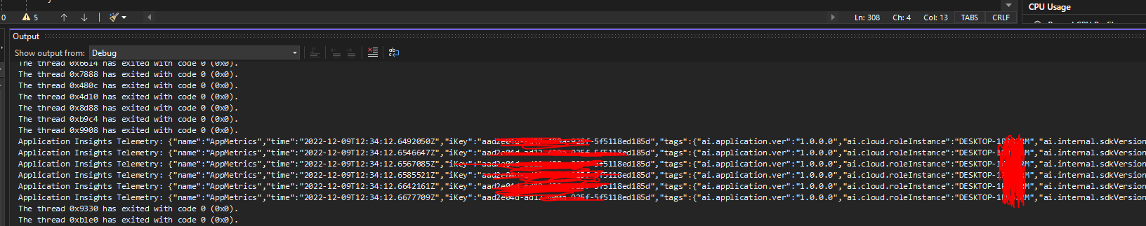 I can't see any traces on my application insights in azure portal ...