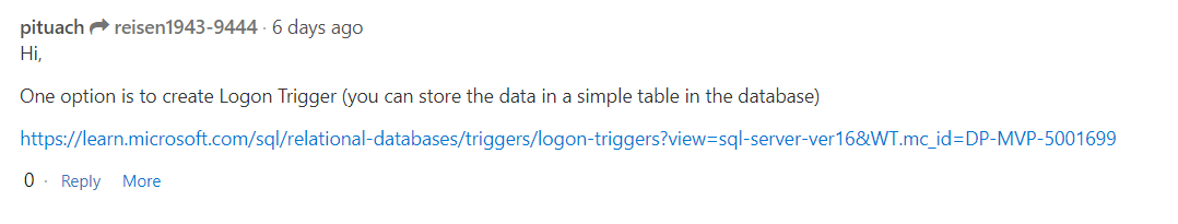 How to see the last login to mysql server ? - Microsoft Q&A