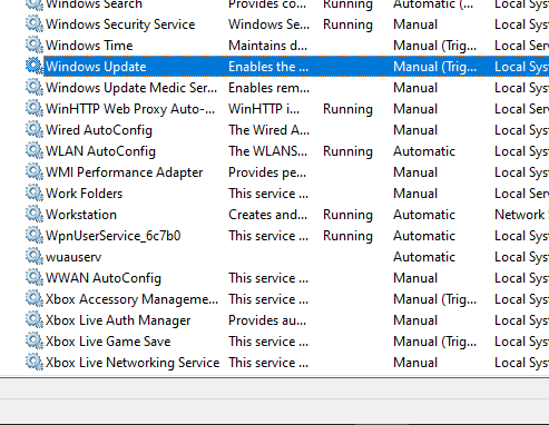 "wuauserv" Isn't on my Computer at all. - Microsoft Q&A
