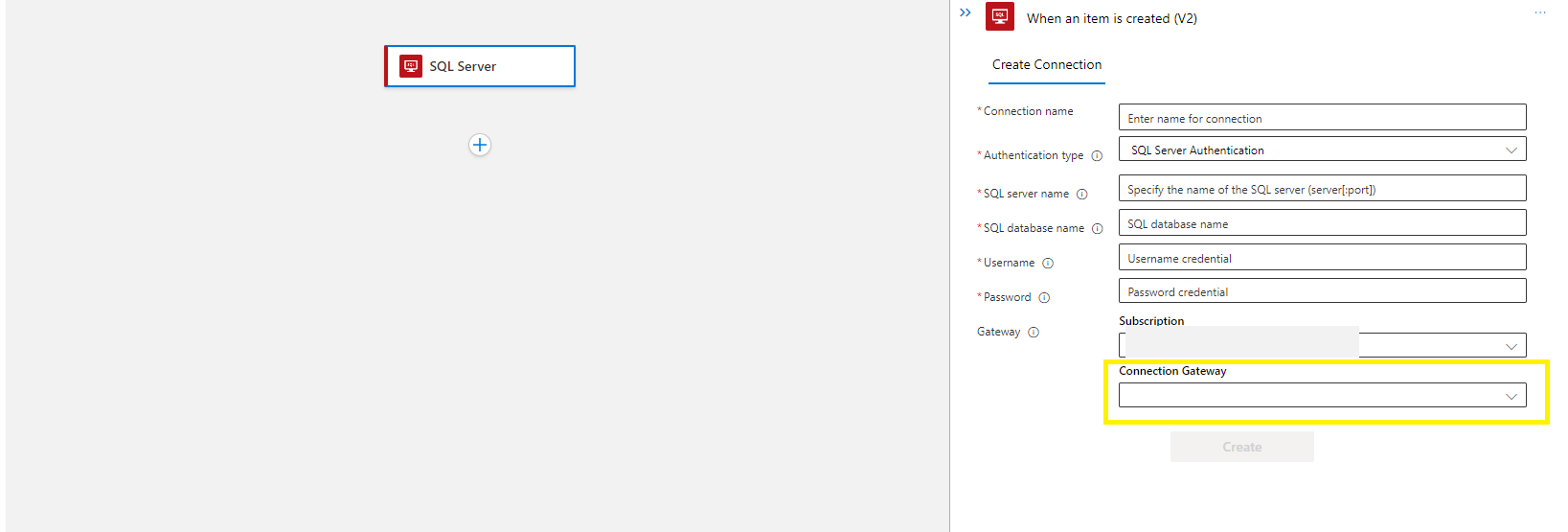 Logic App Standard Use Of Gateway With Sql Server Connector Microsoft Qanda