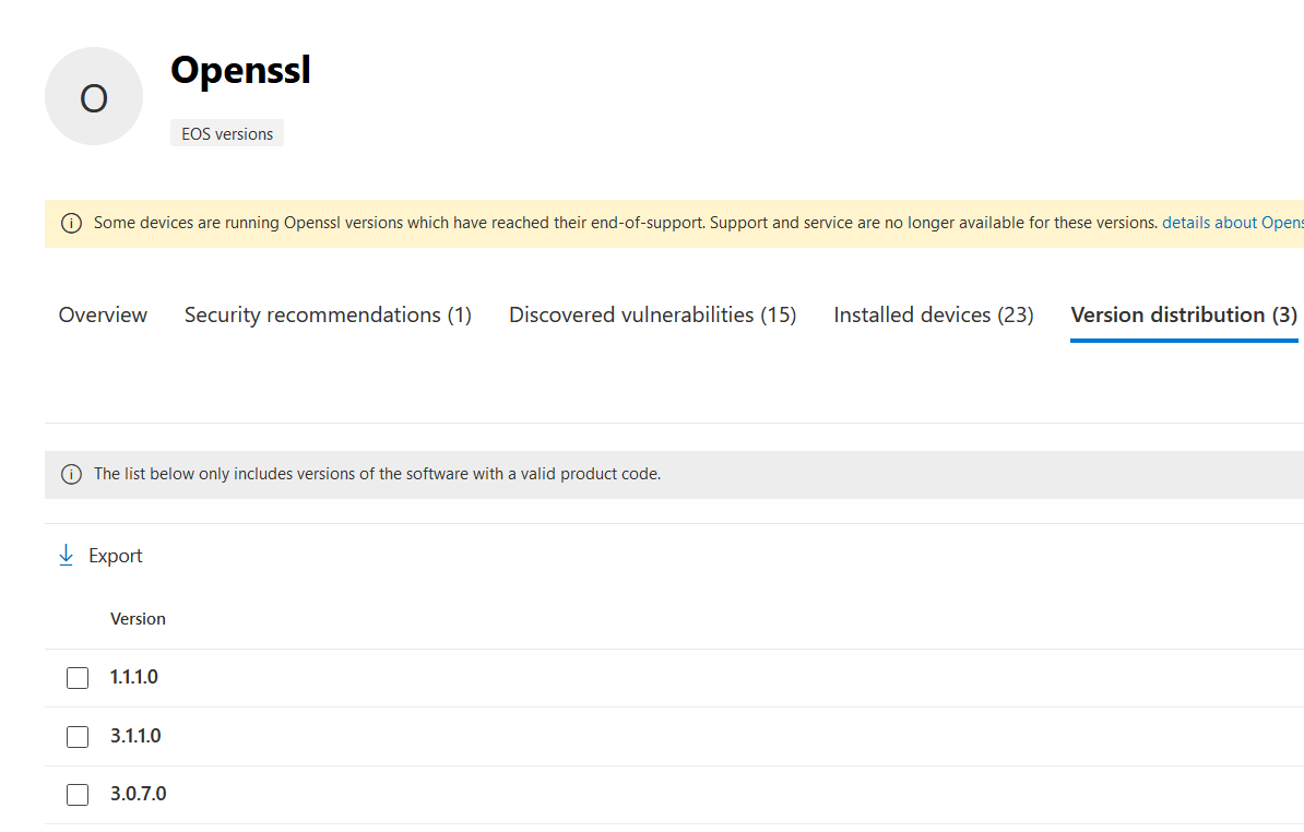 How to fix "Attention required: vulnerabilities in Openssl" - Microsoft Q&A