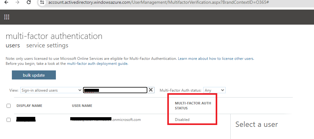 Remove MFA authentication including MS Authentiatoin and Phone/SMS for ...
