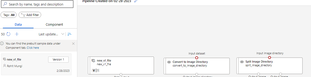 How to Create File based data set for Image Classification in Azure ML Designer - Microsoft Q&A