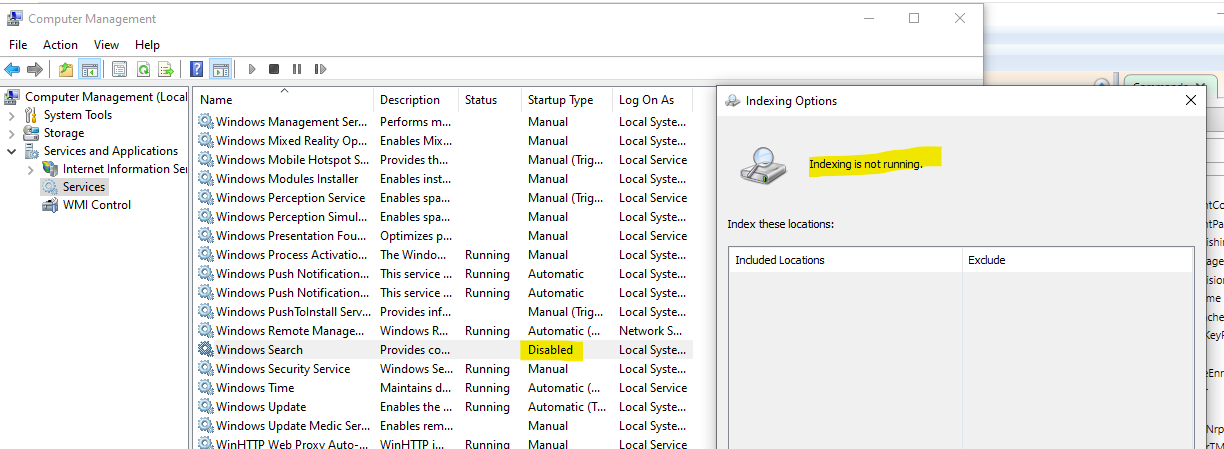 How can I disable indexing of my NAS? - Microsoft Q&A