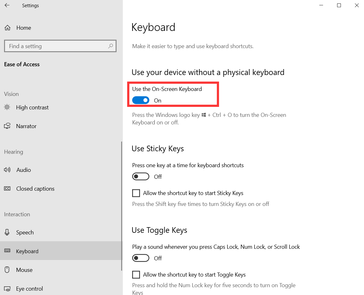 How to keep the touch keyboard and handwriting panel OPEN - Microsoft Q&A