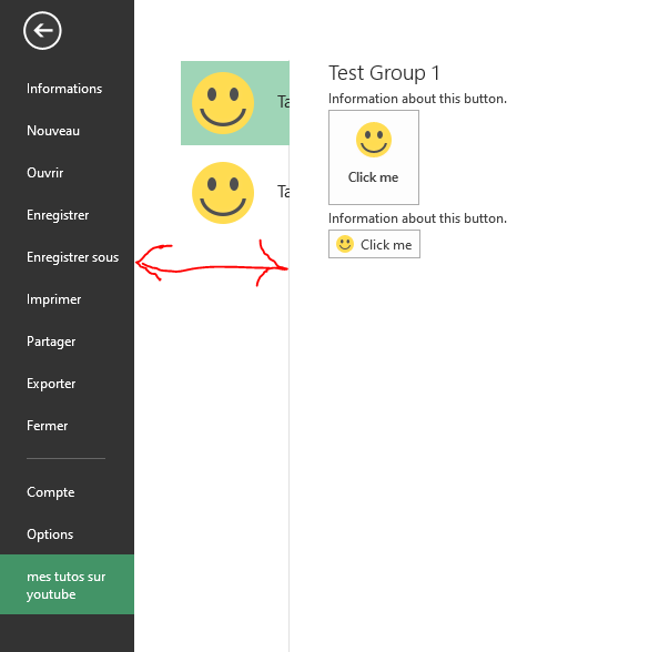 why the left column of taskgroup is reduced in customui backstage with excel 2013 - Microsoft Q&A