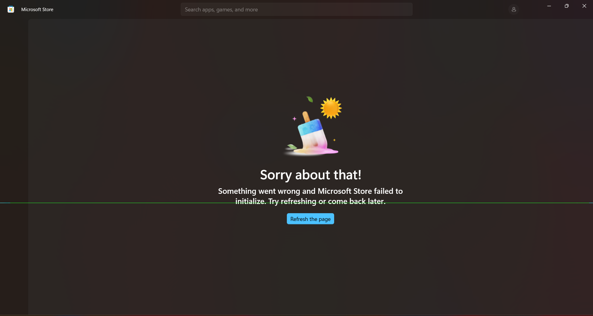 Microsoft Store failed to initialize after reinstall (Windows 11) - Microsoft Q&A