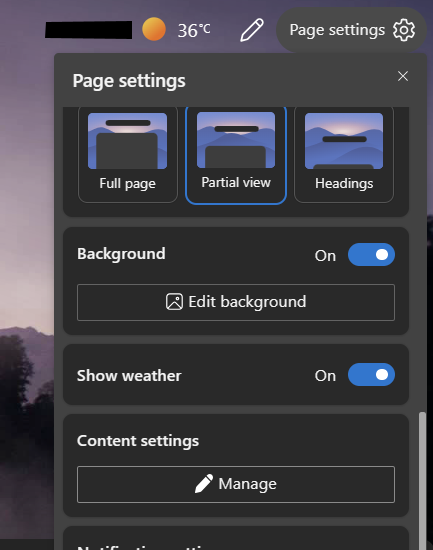 Weather icon not appearing in Edge - Microsoft Q&A