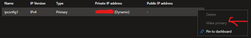 IP Configurations - Make primary - Microsoft Q&A