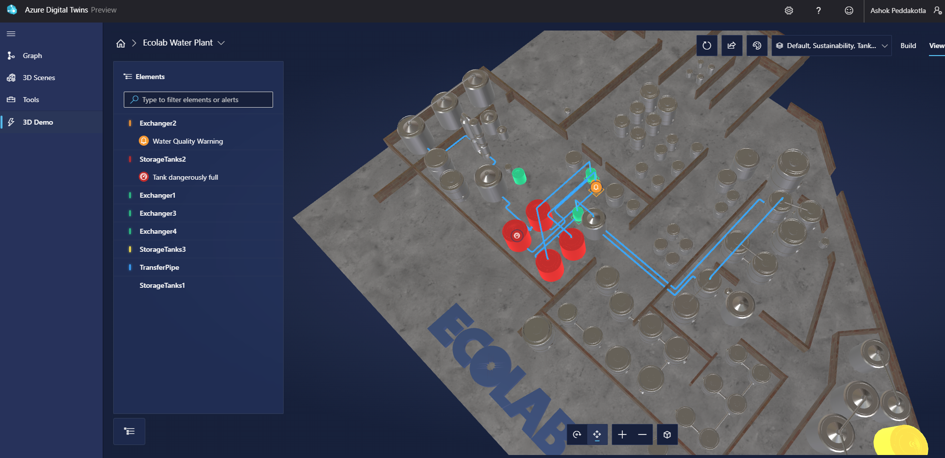 How do I add and reflect fluid animations in digital twin? - Microsoft Q&A