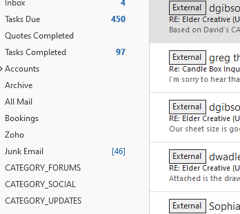 How to get rid of "External" box next to email senders - Microsoft Q&A
