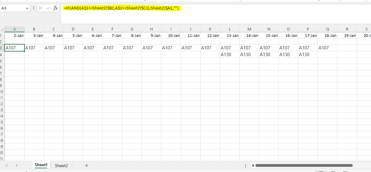 If Statement With Multiple Date Ranges Excel Microsoft Qanda