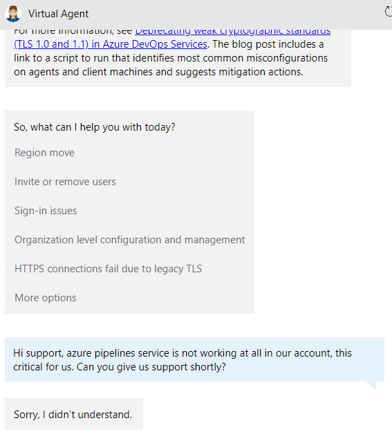 Azure Pipelines Not Working Since Yesterday Afternoon Microsoft Qanda 8781