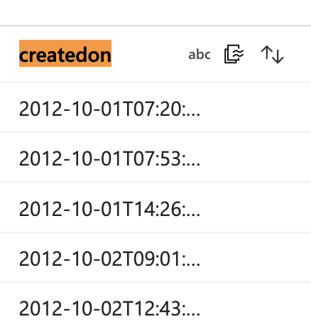 CreatedOn field on CDM Inline Dataset suddenly changed format and is not processed correctly by ...
