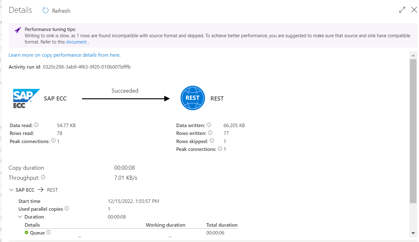 Move Data From Sap Api Sap Ecc And Transfer To Restapi Using Data Factory Witout Storing On 6483
