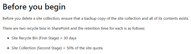 Configure Sharepoint Recycle Bin Settings Powershell Microsoft Qanda