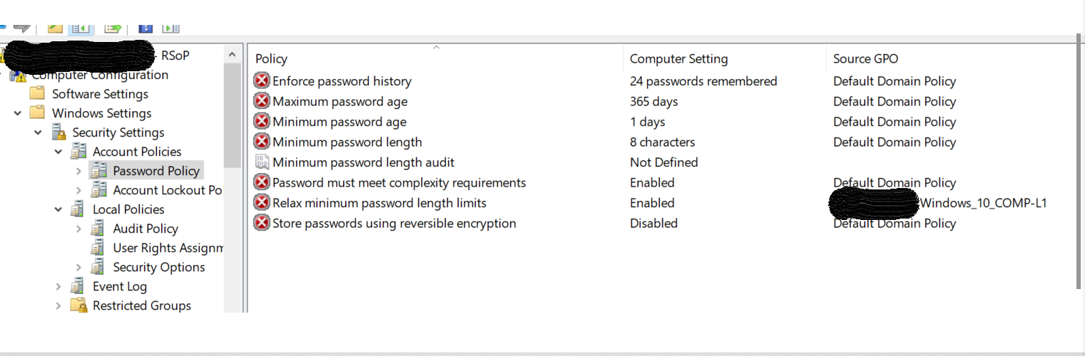 GPO's applying in Administrative Templates but not Windows Settings ...