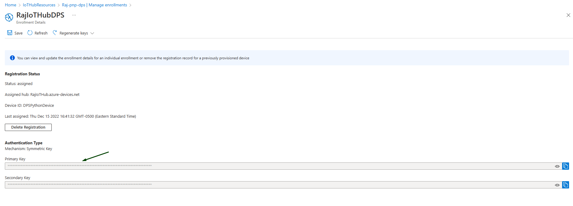 Azure Dps Azure Iot Sdk Python Client Register Error In Sample Provision Symmetric Key Py