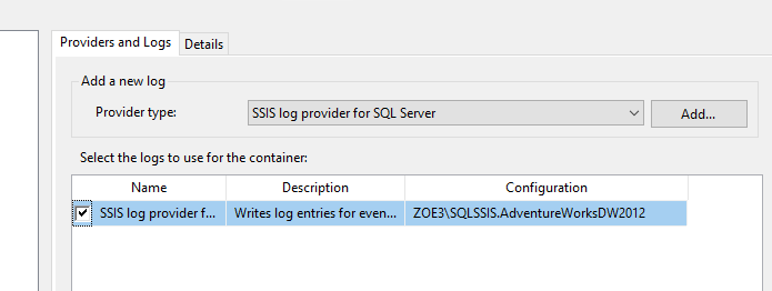 Package Logging Of Deployed Package On Sql Server Microsoft Qanda