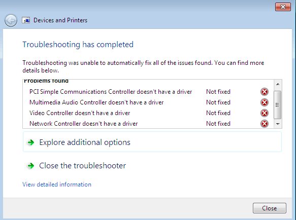 Windows 7 "No connections are available" - Microsoft Q&A