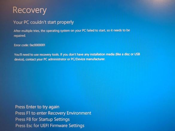 Dell 7430 OSD Fails - Microsoft Q&A