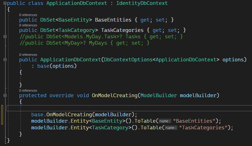 Inheritance Table Per Type Cant Finde Method Usetptmappingstrategy Microsoft Qanda 1464