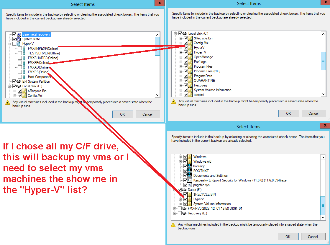 Windows 2012R2 Backup Server Doubts about setting? - Microsoft Q&A