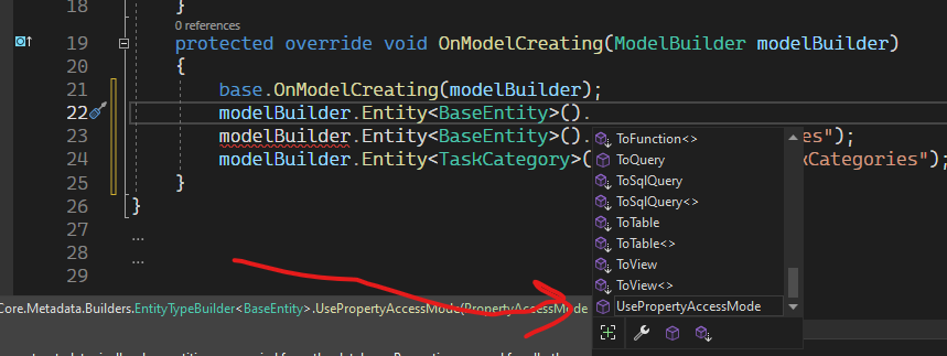 Inheritance Table Per Type Cant Finde Method Usetptmappingstrategy