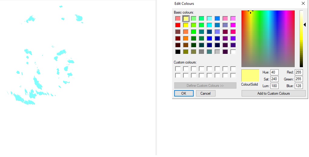 How to color the diffrenet pixels in any other colors then the original ...
