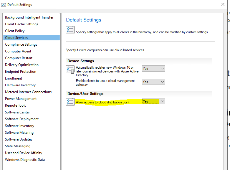 Automatic CM Client Upgrade over CMG - Microsoft Q&A