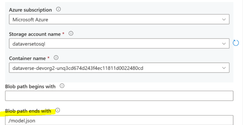 Issue In Creating Trigger For Adf Pipeline That Copies Data From Dataverse Synapse Link