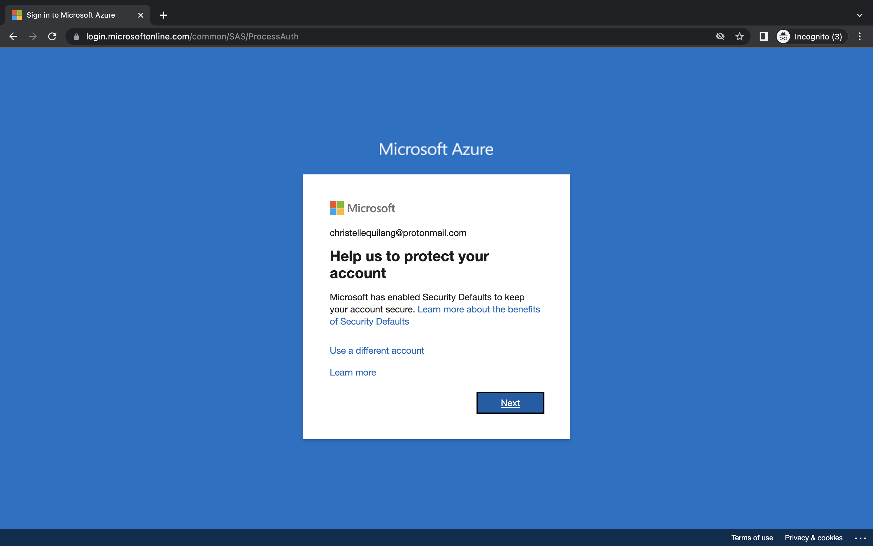 Login Loop - Azure MFA Security Defaults - Microsoft Q&A