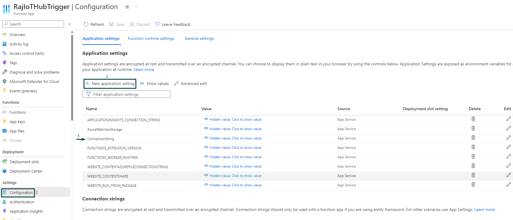Eventhub Account Connection String Does Not Exist Microsoft Qanda