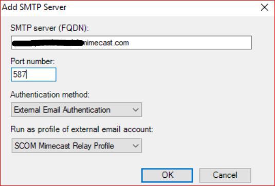 Configure O365 relay for SCOM Alert Mails - Microsoft Q&A